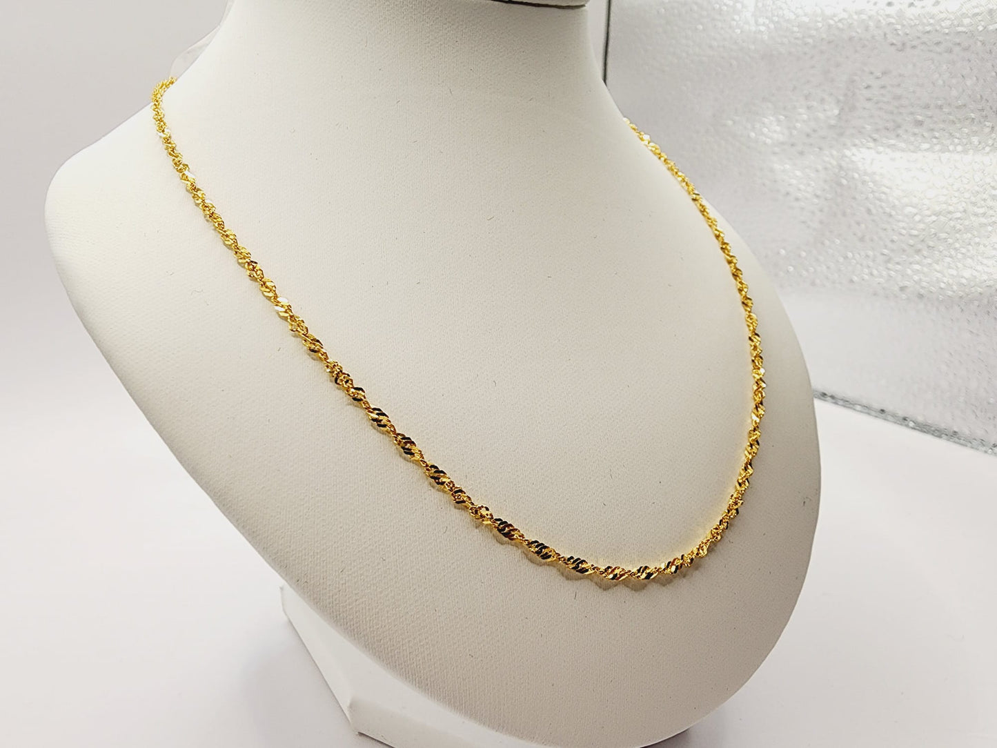 916 Gold Disco Chain (1-3gm) series | Singapore 916 Gold | GM ...